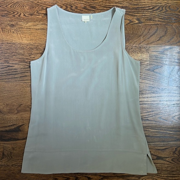 ecru | Tops | Ecru Silk Tank Size Small | Poshmark